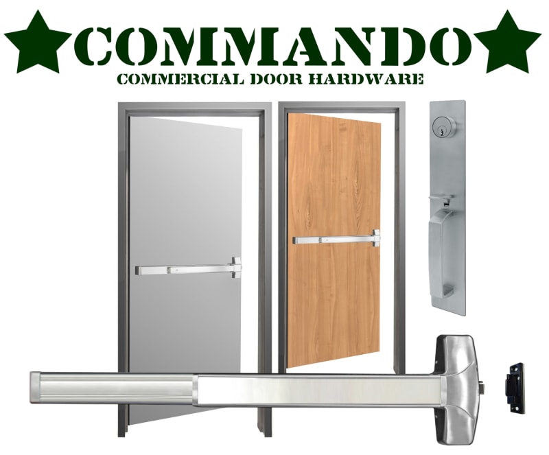 Wood Door Panic Bar Exit Devices | Automatic Door and Hardware