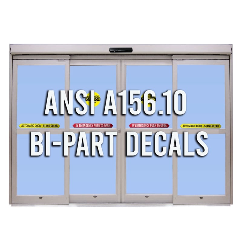 Automatic Door Decals and Stickers | www.autodoorandhardware.com