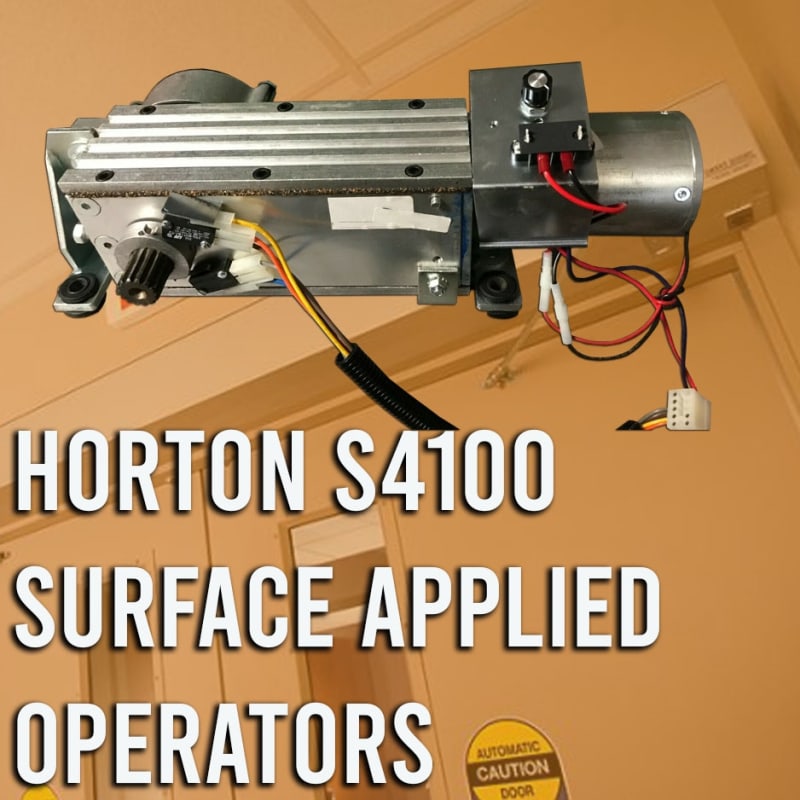 Horton HD-Swing S4100 Parts | Horton Automatic Door Parts