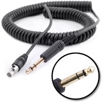 Sigtronics Style 15 ft. 1/4" Headset Coil Cord