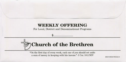 Church of the Brethren Boxed Offering Envelope Sets