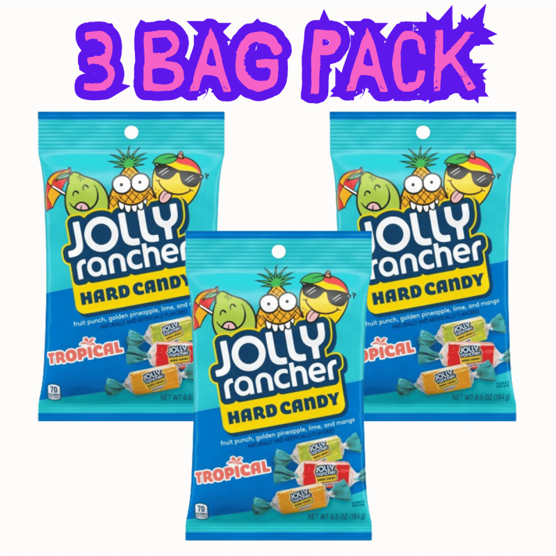 Jolly Rancher Tropical Hard Candy Mix - 3 Pack