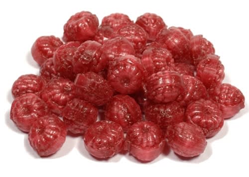 Filled Red Raspberry Candy
