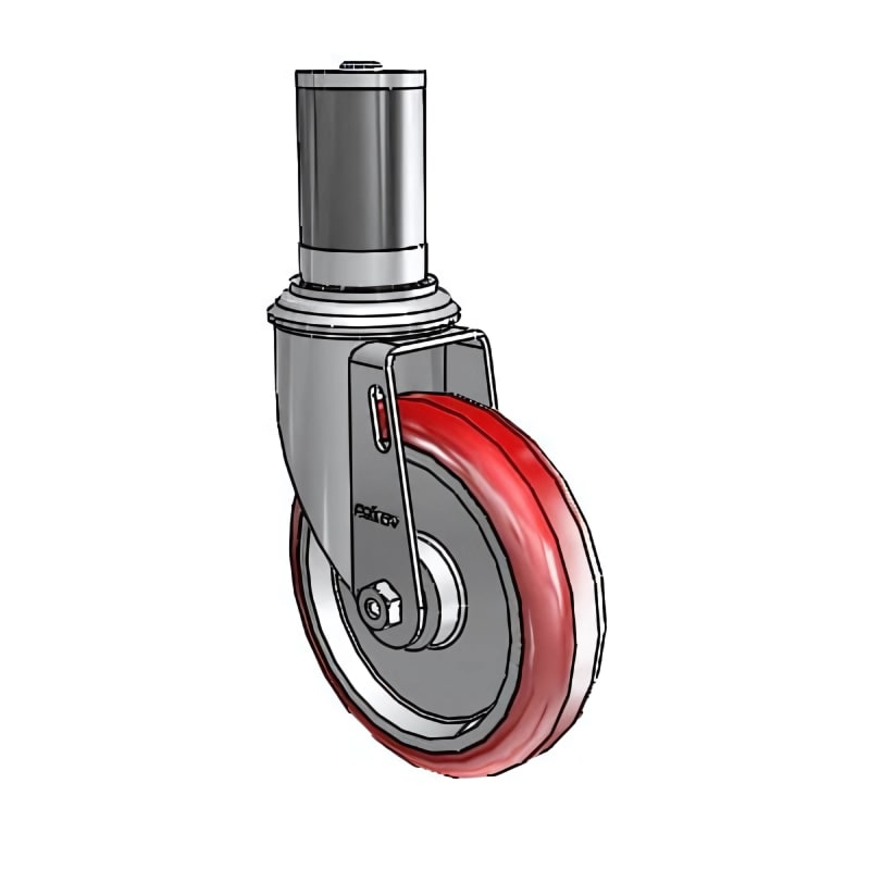 5" HI-TECH Caster | 300 lb Capacity | Expanding Adapter | Colson 2. ...