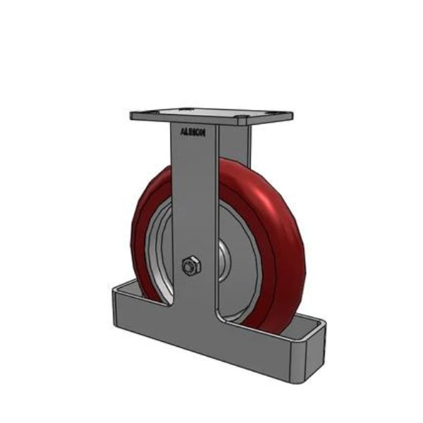 Albion Casters 10" x 2" Maintenance-Free Rigid Caster | MAX Efficiency ...