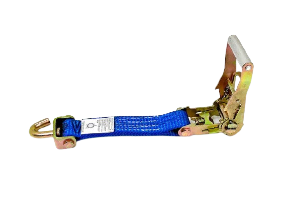 2" Ratchet Short End Swivel J Hook - Diamond Weave 3333 lbs WLL