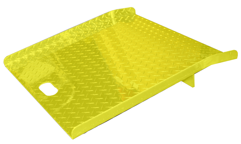 Liberator Safety Yellow Aluminum Curb Ramp 27x27 - 750lbs Capacity ...