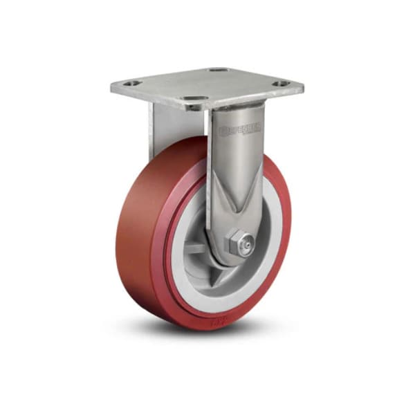 Colson Casters Stainless 4" x 2" HI-TECH Polyurethane Rigid Caster ...