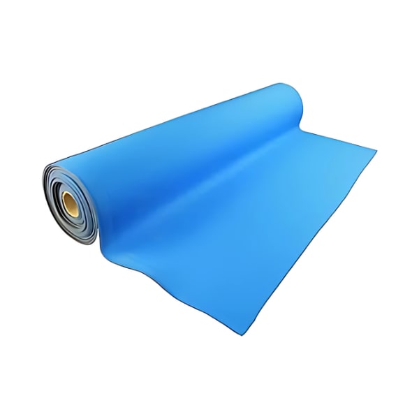 27" X 20' Blue Neoprene Runner - Durable, Slip-Resistant Flooring for ...