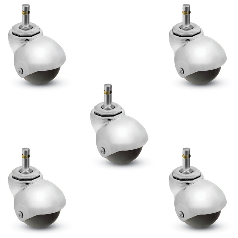 PBH20223BC-3ED-SET - 2" Spherical Ball Caster - 7/16" x 7/8" Grip Ring ...