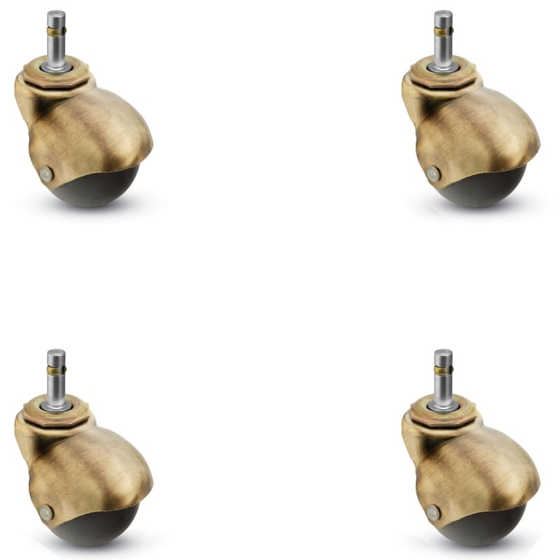 PBH20223WA-3ED-KIT | 2" Spherical Ball Caster | 7/16" x 7/8" Grip Ring ...