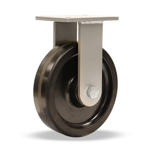 Hamilton Champion Rigid Caster with 10" x 2 1/2" Plastex Phenolic Wheel ...