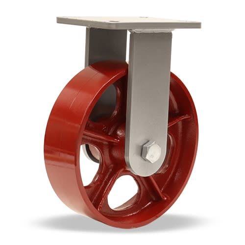 Hamilton Champion Rigid Caster with 10" x 3" Metal Wheel with 1 ...