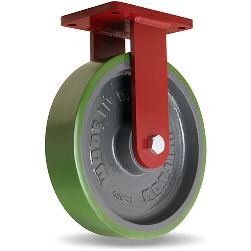 Hamilton Extra Heavy Duty Rigid Caster with 12" x 3" DuralastÂ ...