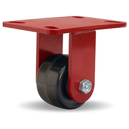 R-HS-3P Hamilton Heavy Service Rigid Caster with 3 1/4" x 2" Plastex ...
