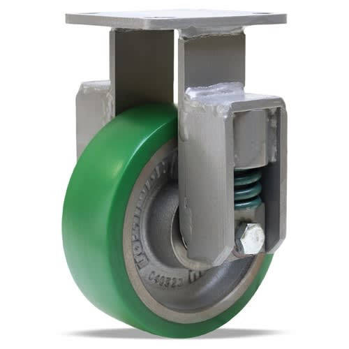 Hamilton Spring Loaded R-SPWH-6DB-2: 1200 lbs Load 6x2" Duralast PU on ...