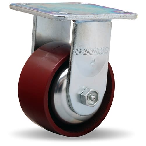 Hamilton R-TG-4MB Thread Guard Rigid Caster - 4x2" Metal Wheel ...
