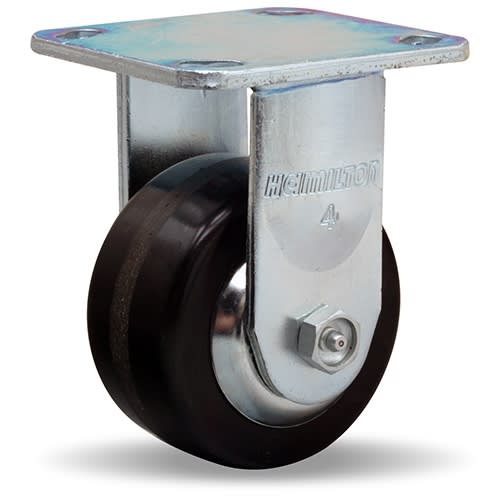 R-TG-4P Hamilton Thread Guard Rigid Caster - 4" x 2" Plastex Phenolic Wheel