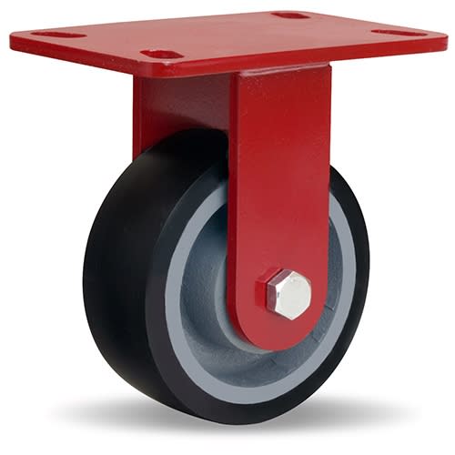 R-ZFWH-5DB70 Hamilton ZFWH Series Rigid Caster with 5" x 2" Duralast XC ...