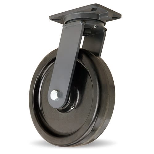 Hamilton Champion Swivel Caster with 12" x 3" Plastex Phenolic Wheel ...