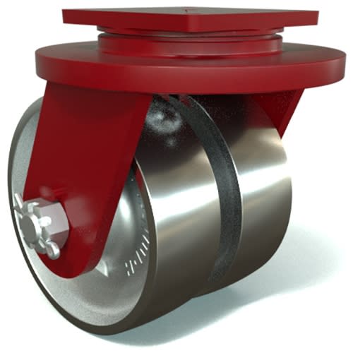 Hamilton Enhanced Maxi-Duty Swivel Caster with Dual 12" x 4" Forged ...