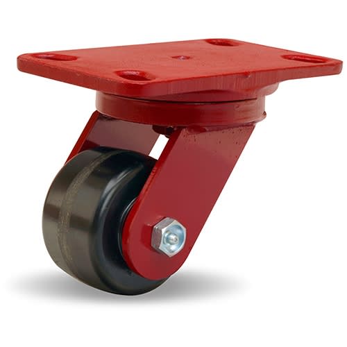 S-HS-3P Hamilton Heavy Service Swivel Caster with 3 1/4" x 2" Plastex ...