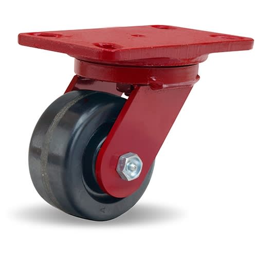 S-HS-4P Hamilton Heavy Service Swivel Caster with 4" x 2" Plastex ...