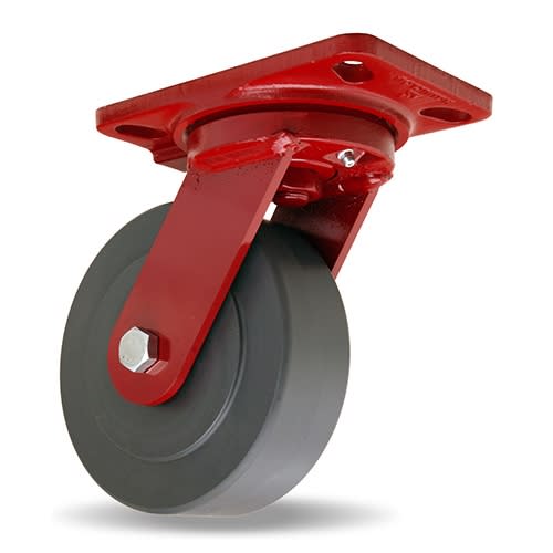 S-HS-6NYB Hamilton Heavy Service Swivel Caster with 6" x 2" Nylastâ ...