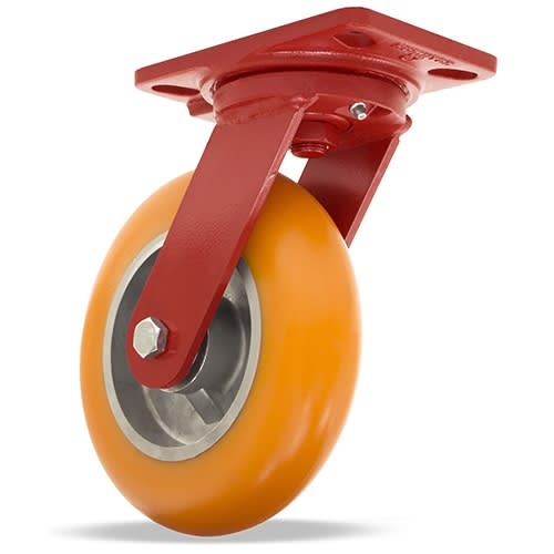 Hamilton Heavy Service Swivel Caster with 8" x 2" Ergo-Tech (87A) on ...