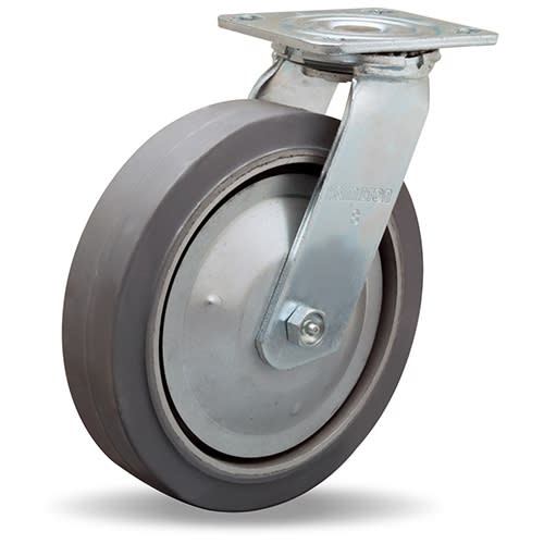 Hamilton S-TG-8AR Thread Guard Swivel Caster - 8" x 2" Rubber on ...