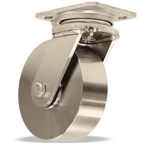 Hamilton S-WHS-6HSB: High-Temp Stainless Steel Swivel Caster | 6"x2 ...