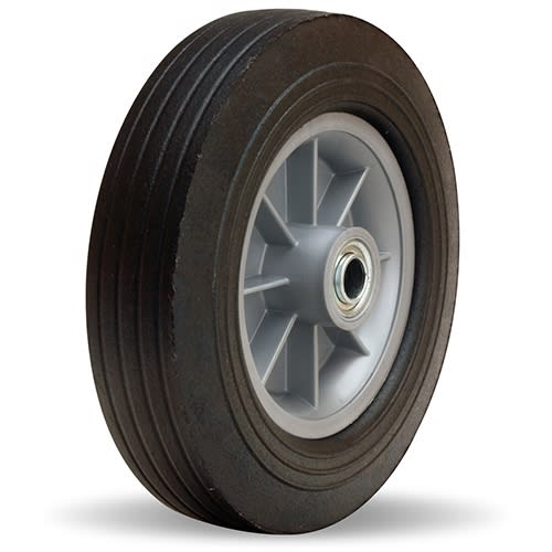 Hamilton Ace-Tuf Rubber Wheel 10" x 2.75" with 3/4" Ball Bearing - High ...