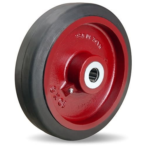 Hamilton W-1025-RT-1 Rubber on Cast Iron Wheel - Durable 10" Industrial ...