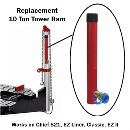 Tower Ram 10" Stroke-10ton Hydraulic, a Non-OEM replacement for 602378