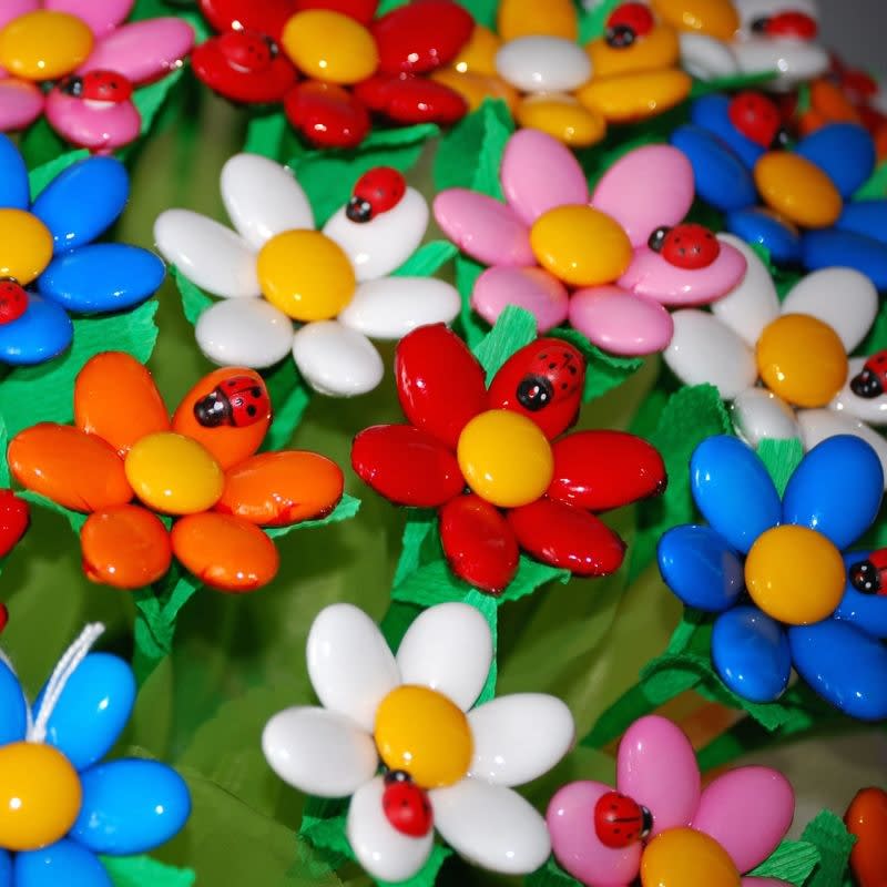 Ladybug Flowers from Italy
