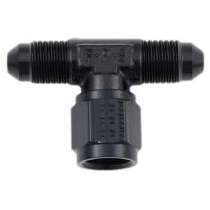-8 AN Tee W/-8 Female Bottom Adapter black available at Connolly Marine ...