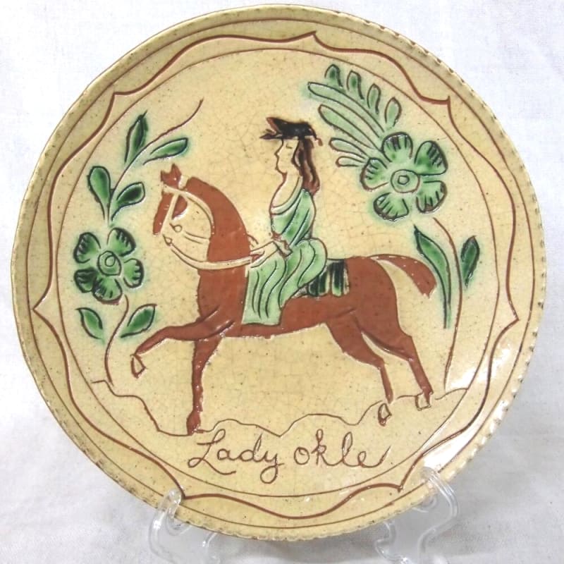 Lady Okle Plate (MTO) $105