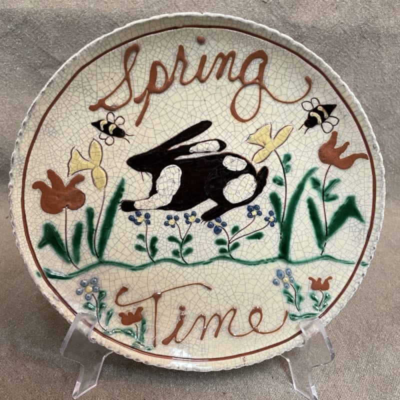 Spring Time Rabbit Plate $105