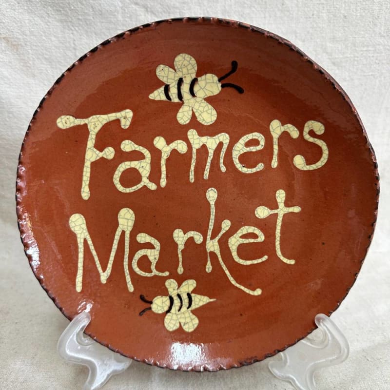 Quilled Farmers Market Plate $55