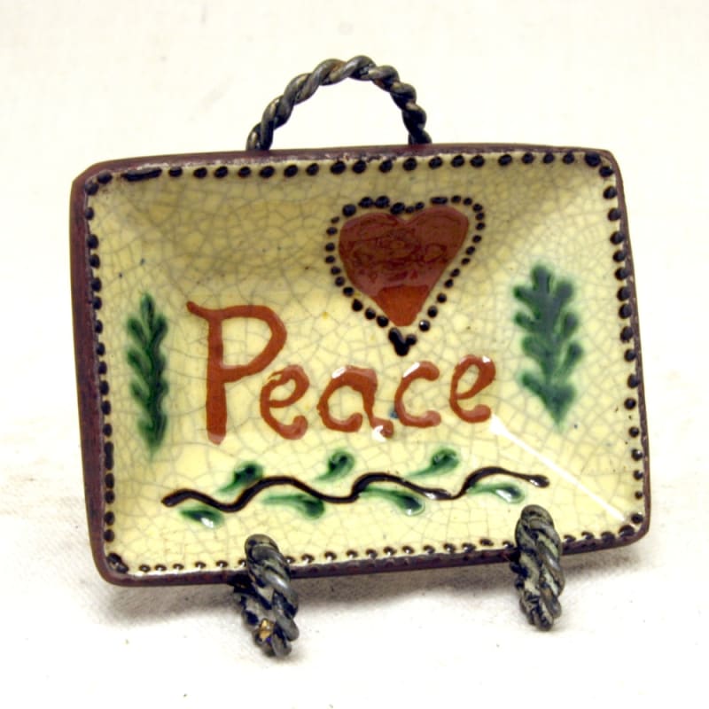 Small Peace Plate $30