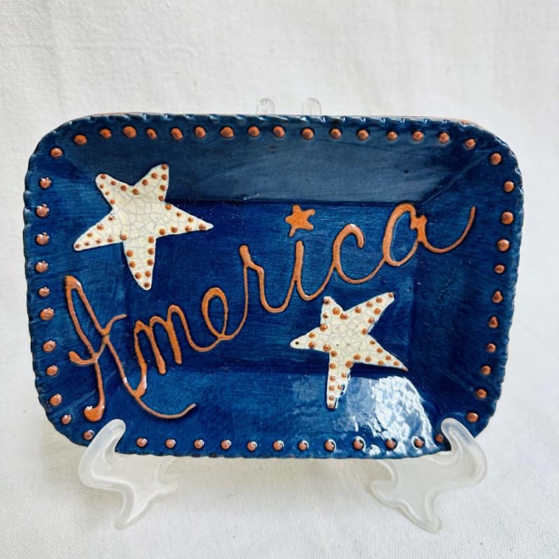 America Plate with Stars $55