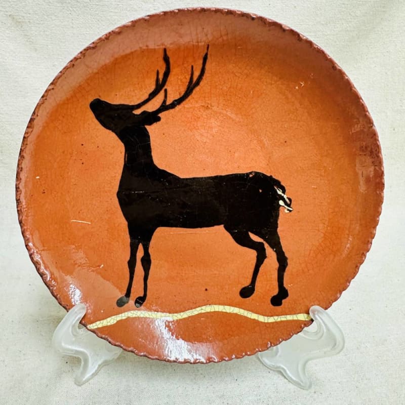 Quilled Stag Plate $55