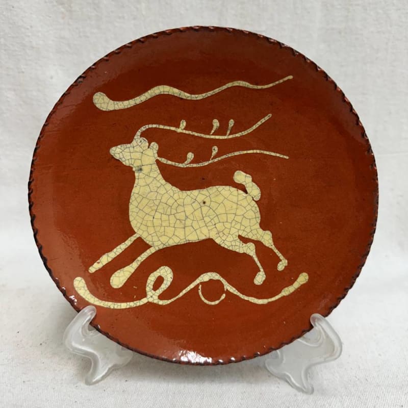 Quilled Stag Plate $55