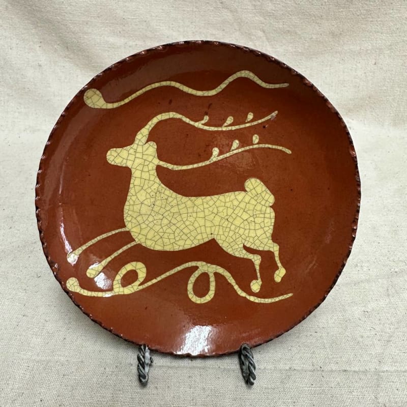 Quilled Stag Plate $45