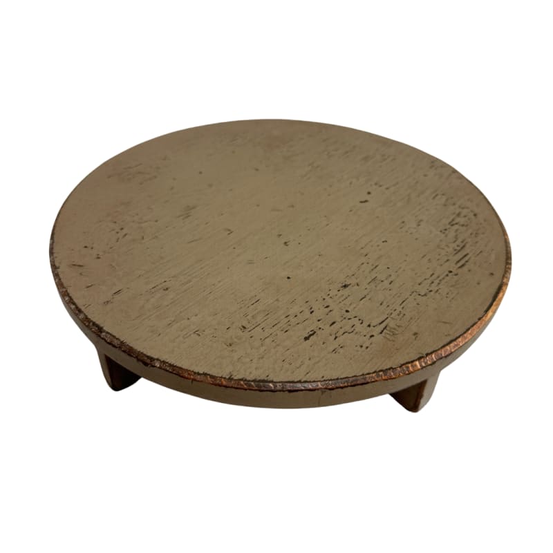 Medium Round Wood Riser $55