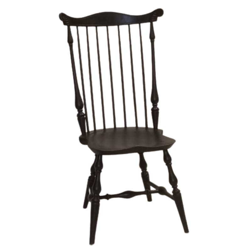 Tall Fan Back Side Chair (MTO) $575