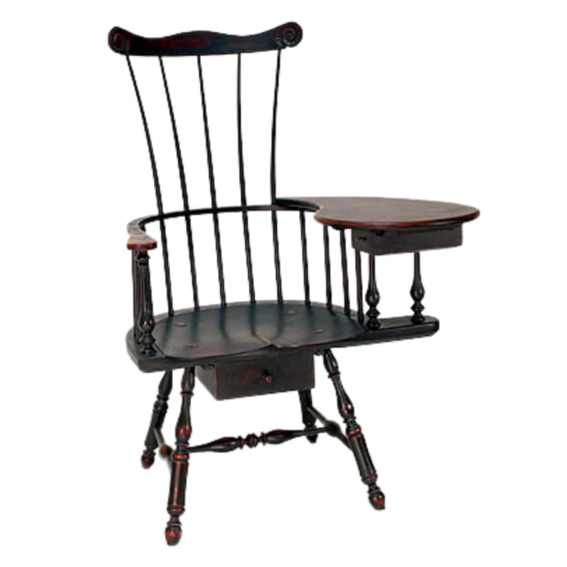 Writing Arm Desk Chair (MTO) $1810