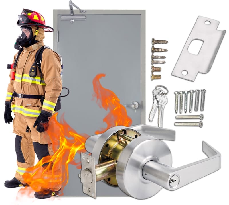 ULC Fire Rated Commercial Door Lock | Free Shipping