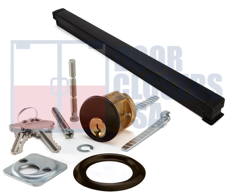 Calibre Door Closers 8088-2-36-DU Rim Panic Exit Device With Rim ...