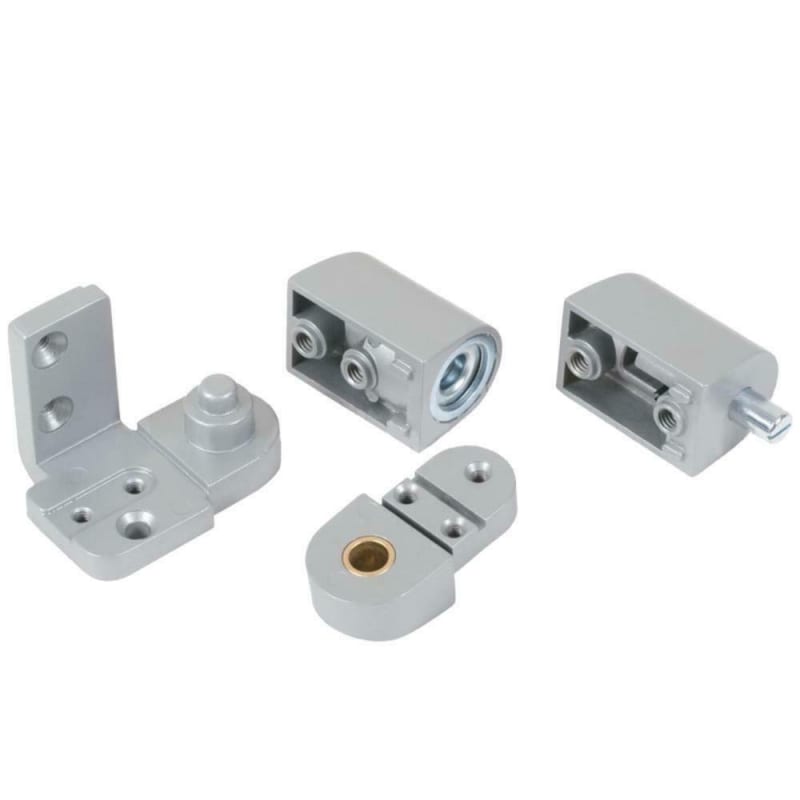 Calibre Door Closers PV-5001-AL Left Hand Offset Pivot Set, 1/8 in ...